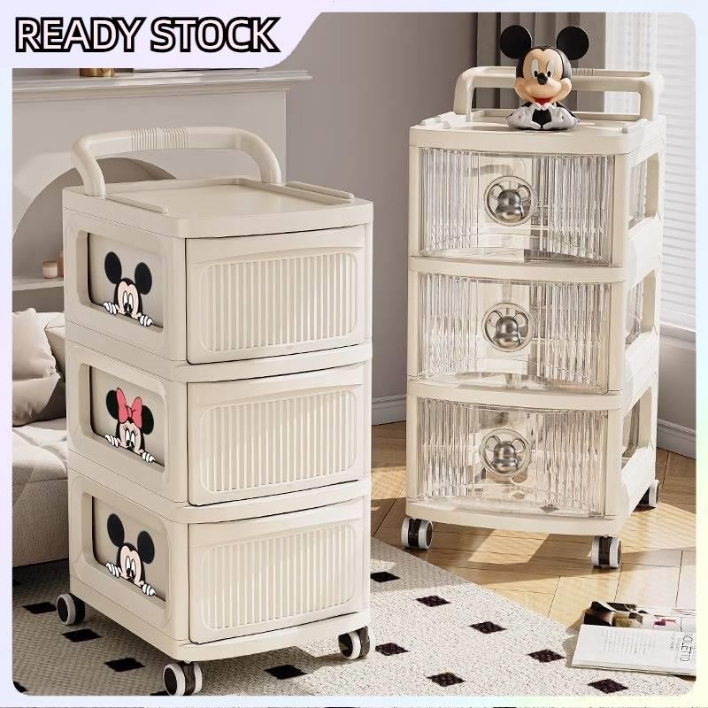 rack trolley storage plastic container Kabinet Penyimpanan Laci ,Ruang ...