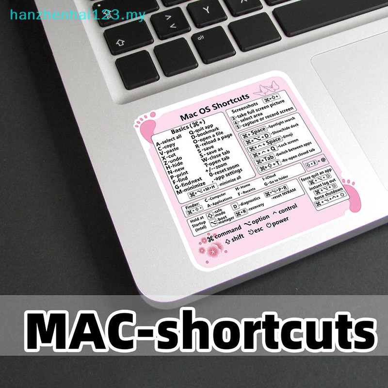 hanzhenhai123 Reference Keyboard Shortcut Sticker Adhesive For PC ...