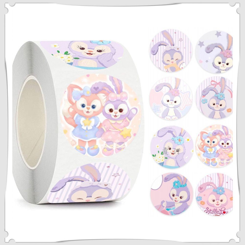 500pcs/roll Sanrio Stickers Cute Disney StellaLou LinaBell Laptop Skin ...