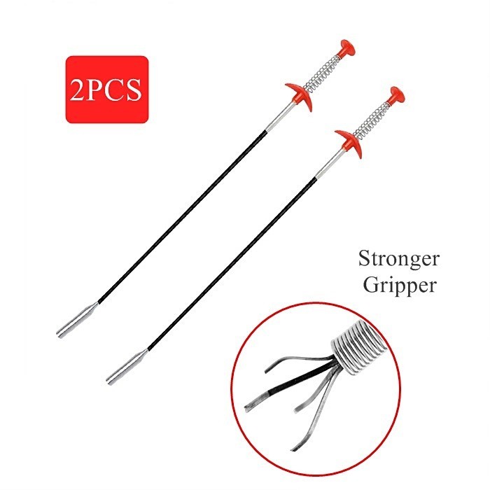 Pengepit Sampah Panjang 60cm Jenis Besi Pembersih Saluran Sinki ...