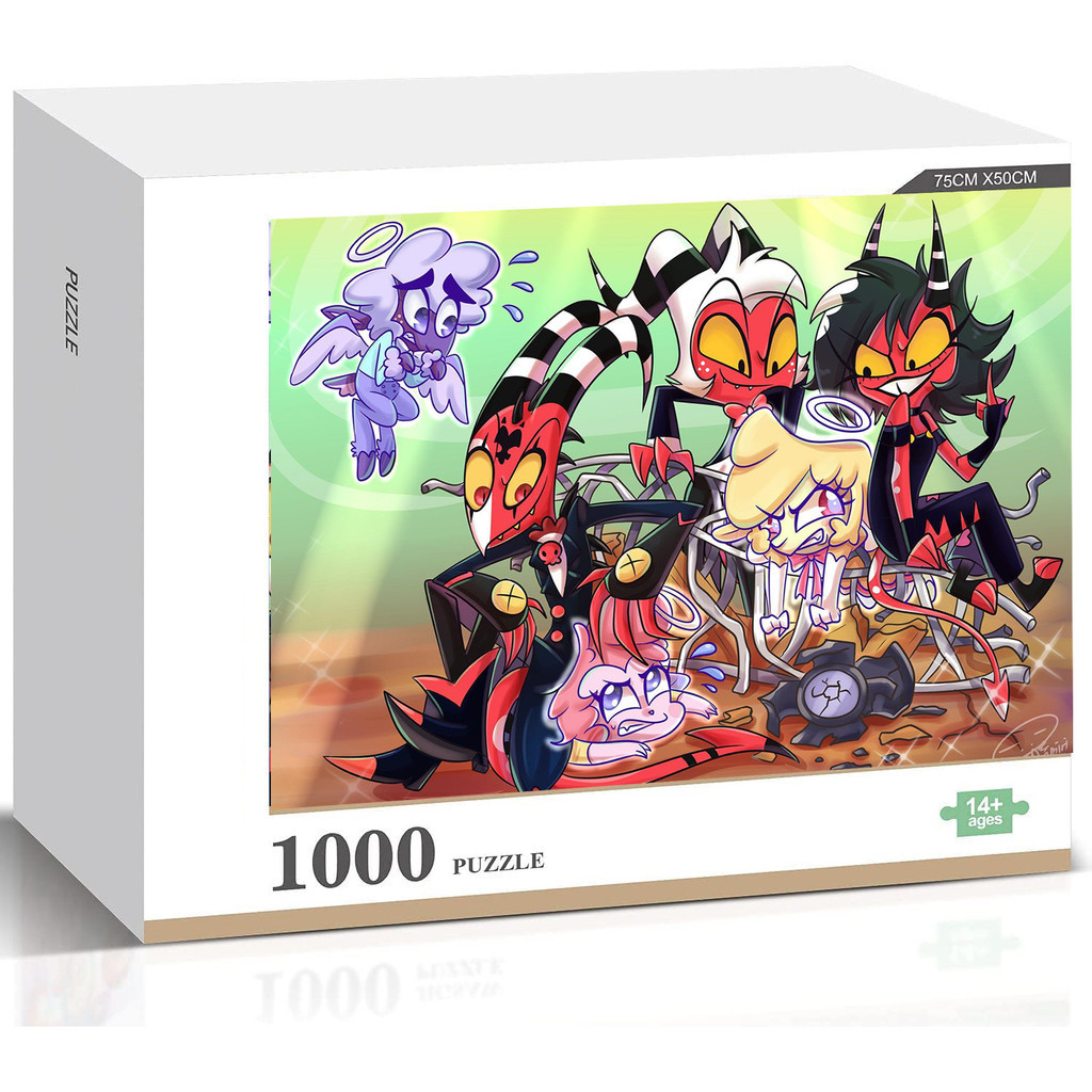 Helluva Boss Wooden Jigsaw Puzzle Home Interactive Puzzle Game ...