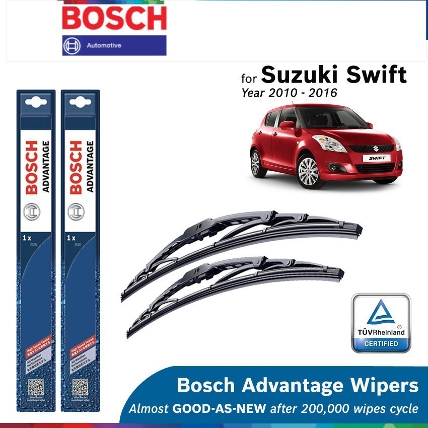 Bosch Advantage U Hook Wiper Set for Suzuki Swift AZG414 (22"/17") | Shopee Malaysia