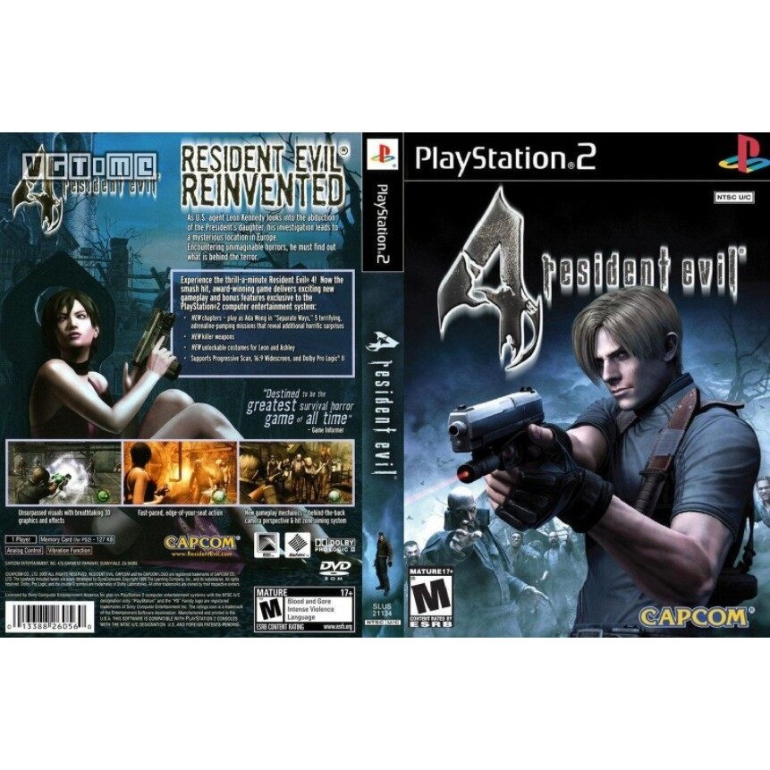 （PS2 Games CD DVD）PS2 中文游戏 生化危机4 Resident Evil 4 Chinese version(DVD ...