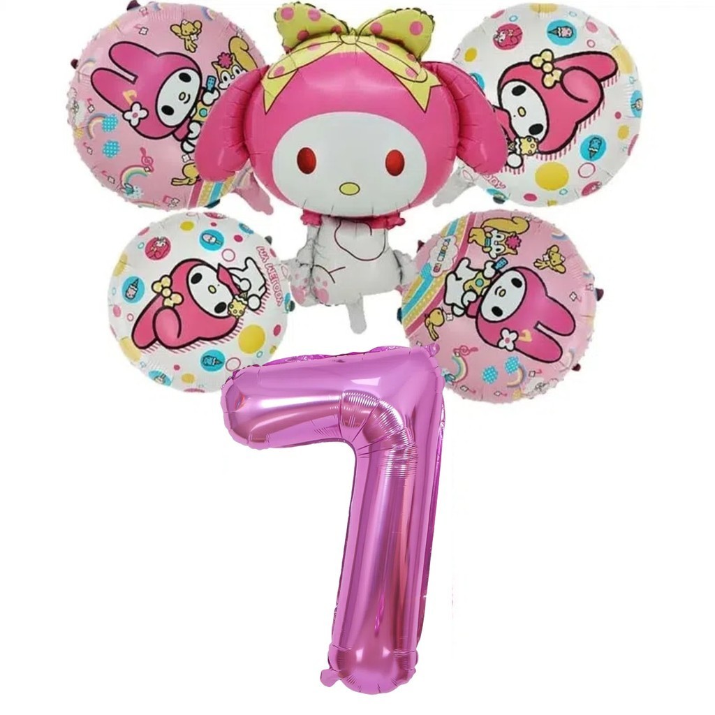 Melody Cartoon Pink Balloon Birthday Party Decoration Sanrio Series My ...