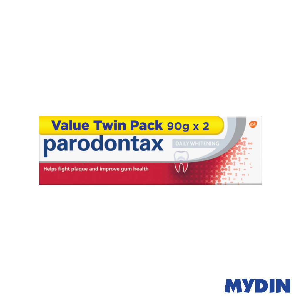 Parodontax Daily Whitening Toothpaste (2 x 90g) | Shopee Malaysia