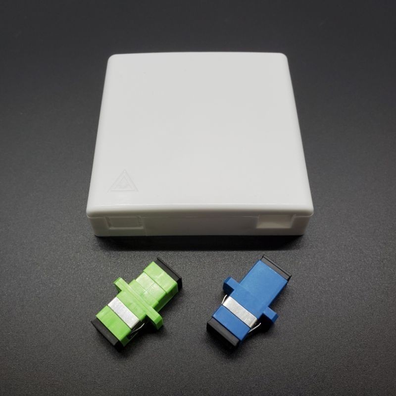 FWS Fiber Wall Socket 1/2/4/8 Ports FTTH Fiber Optic Terminal Box ...