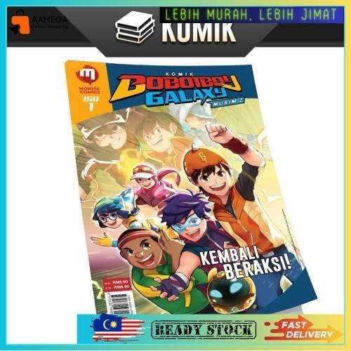 [READY STOCK] BoBoiBoy Galaxy Komik : Musim 2 Komik Buku Read Kids ...