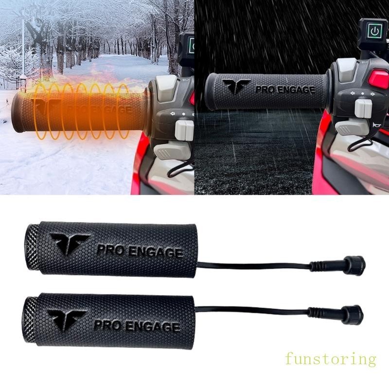 FUN Motorcycle Handlebar Heater Warmer USB DC12V for Snowmobile ATV ...