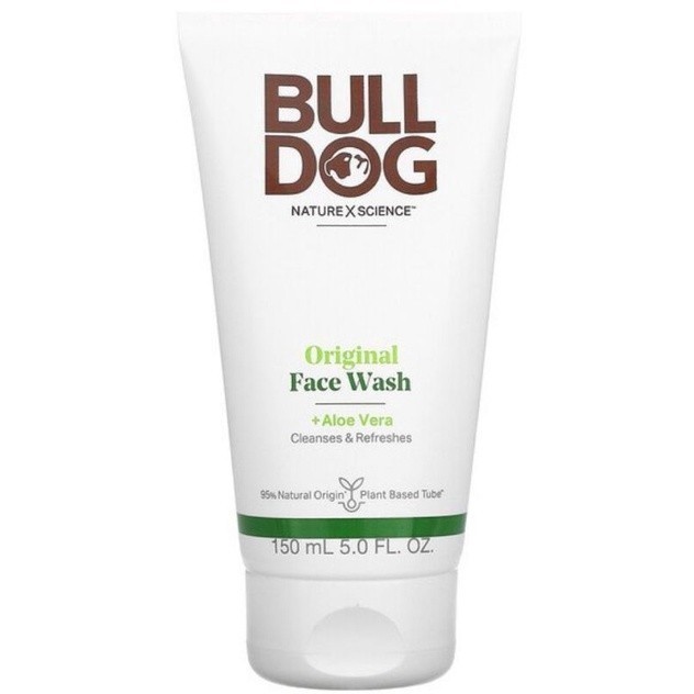 Bulldog Skincare For Men, Original Face Wash + Aloe Vera, 5 fl oz (150 ...