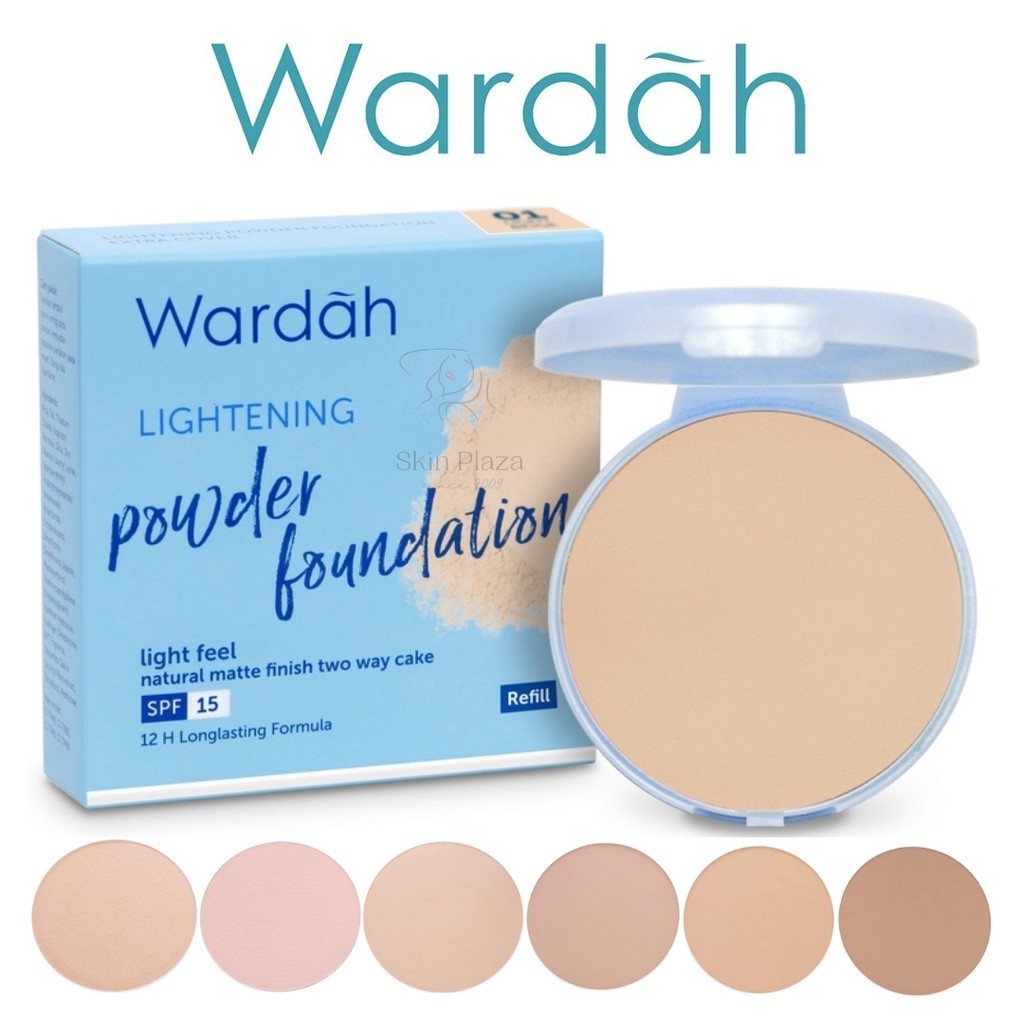 Wardah REFILL Lightening POWDER FOUNDATION Light Feel wardah REFILL ...