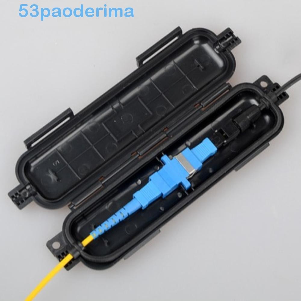 PAODERIMA Optical Fiber Protection Box, 1 Core Adapter Box with Seal ...