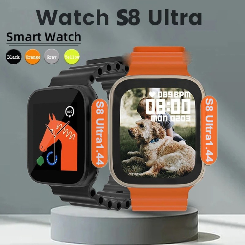 1.44 Inch S8 ULTRA Smartwatch Sports Heart Rate Detection Bluetooth ...