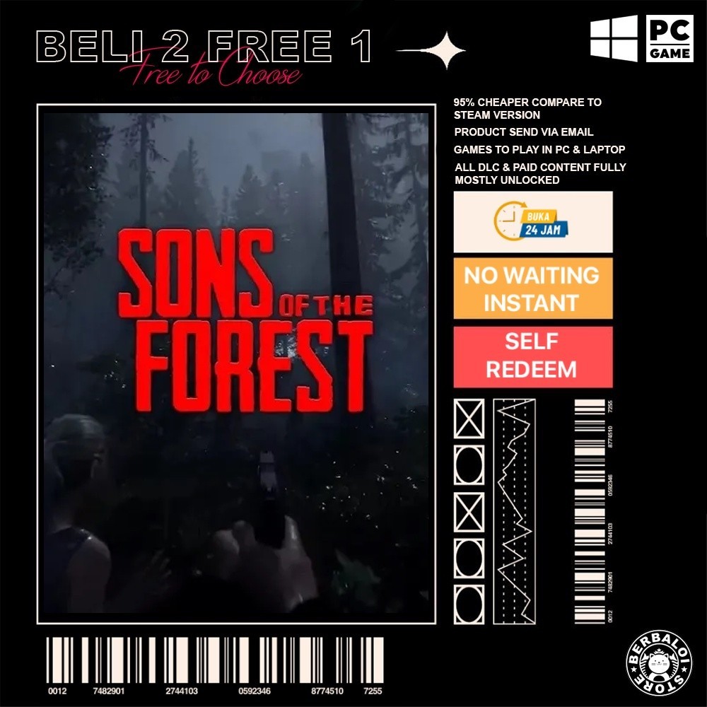 [FAST SEND] Sons Of The Forest [PC GAME | PC DIGITAL DOWNLOAD | OFFLINE ...