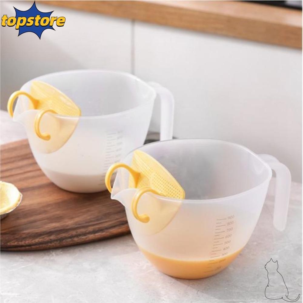 TOPSTORE Filter Measuring Cup, Equipped with Filter Plate Built-in ...