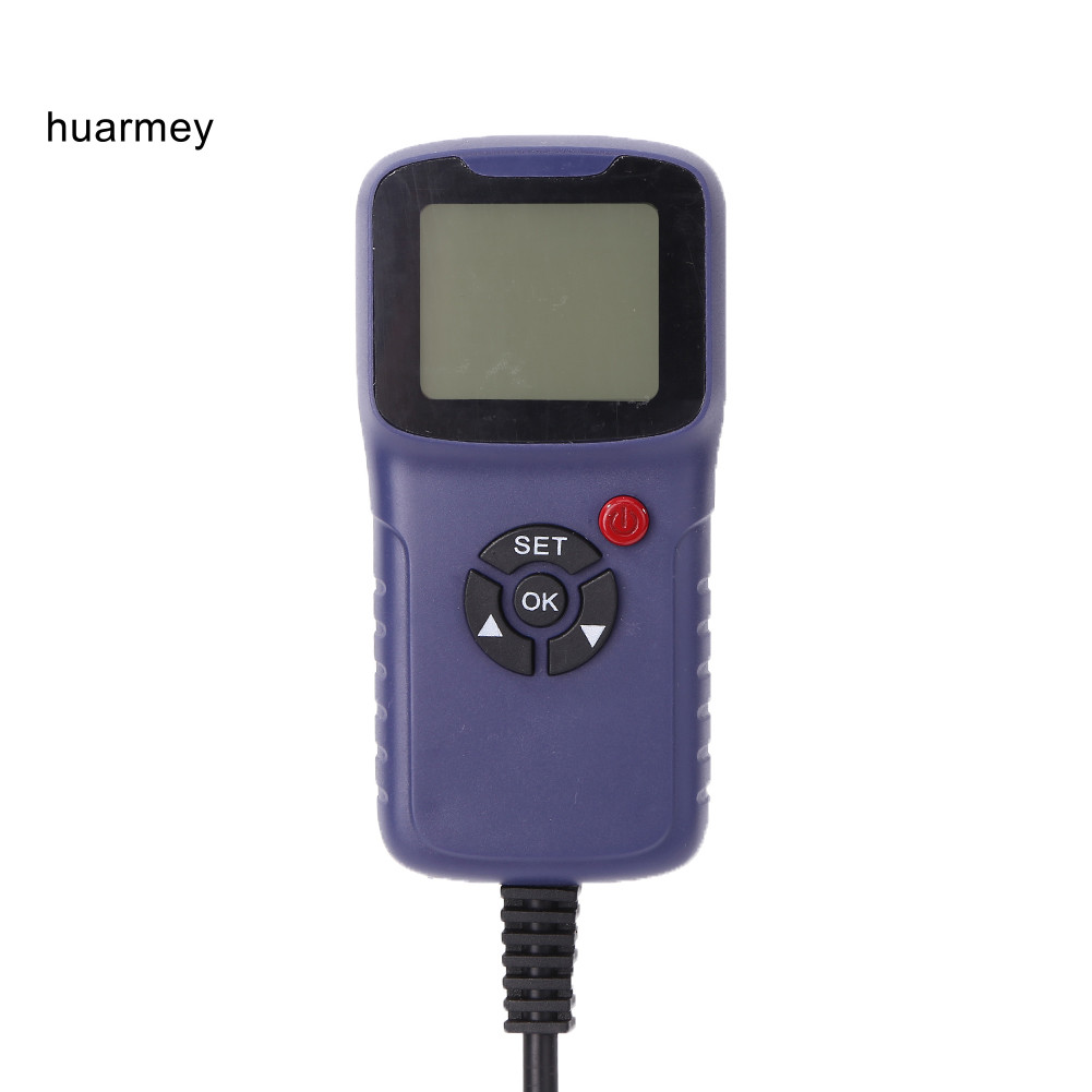 HUARMEY 12V Car Vehicle LCD Battery Voltage Tester Resistor Analyzer ...