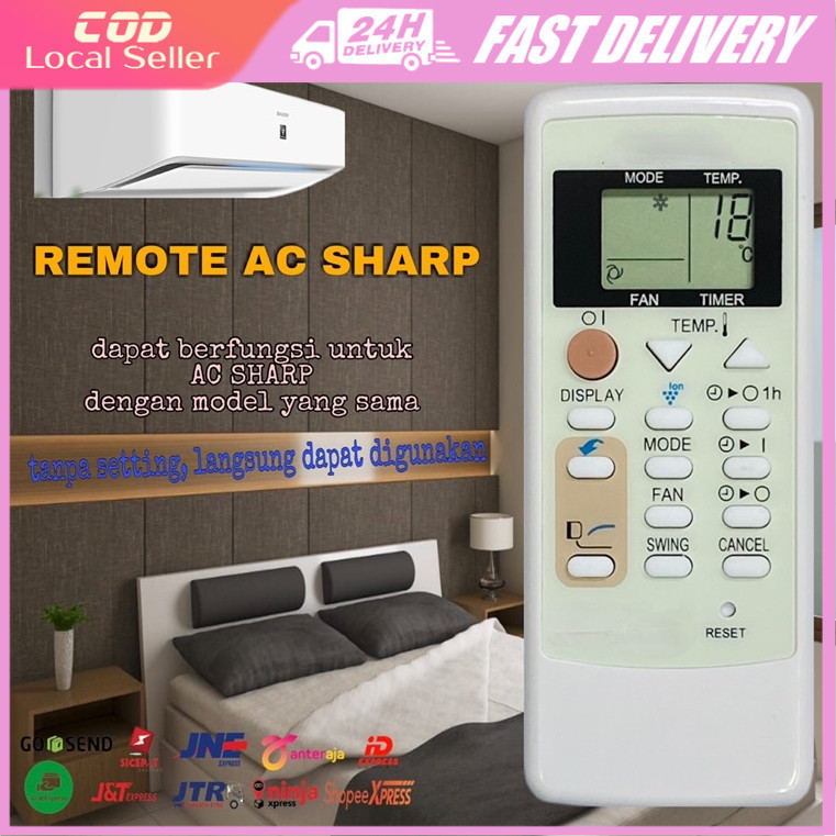 Sharp Air Cond Remote Control Replacement Aircon CRMC-A751JBEZ ...