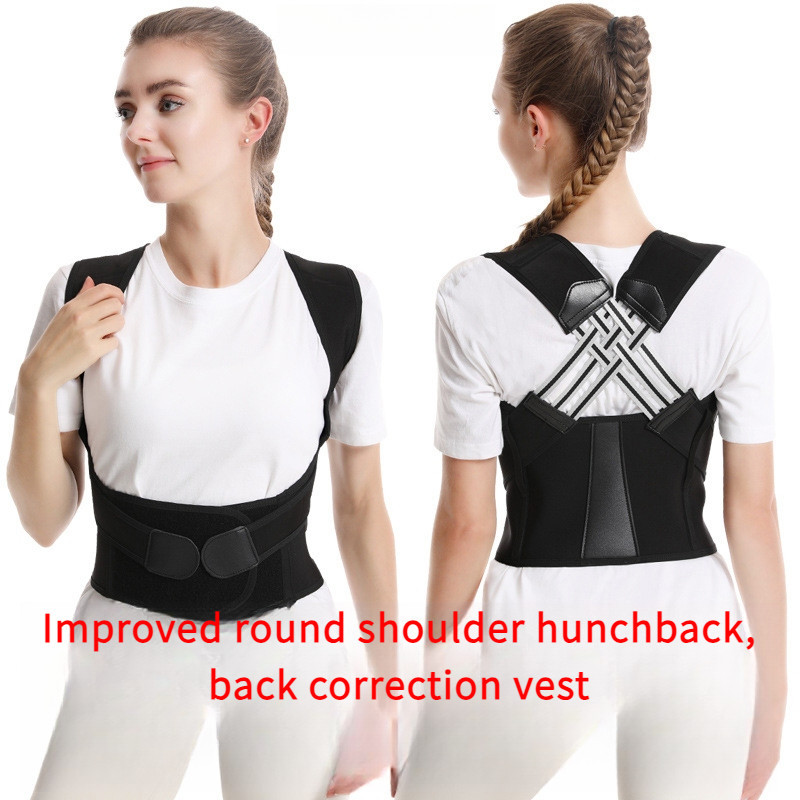 Breathable Back Correction Strap Adult Posture Corrector Belt Women Men ...
