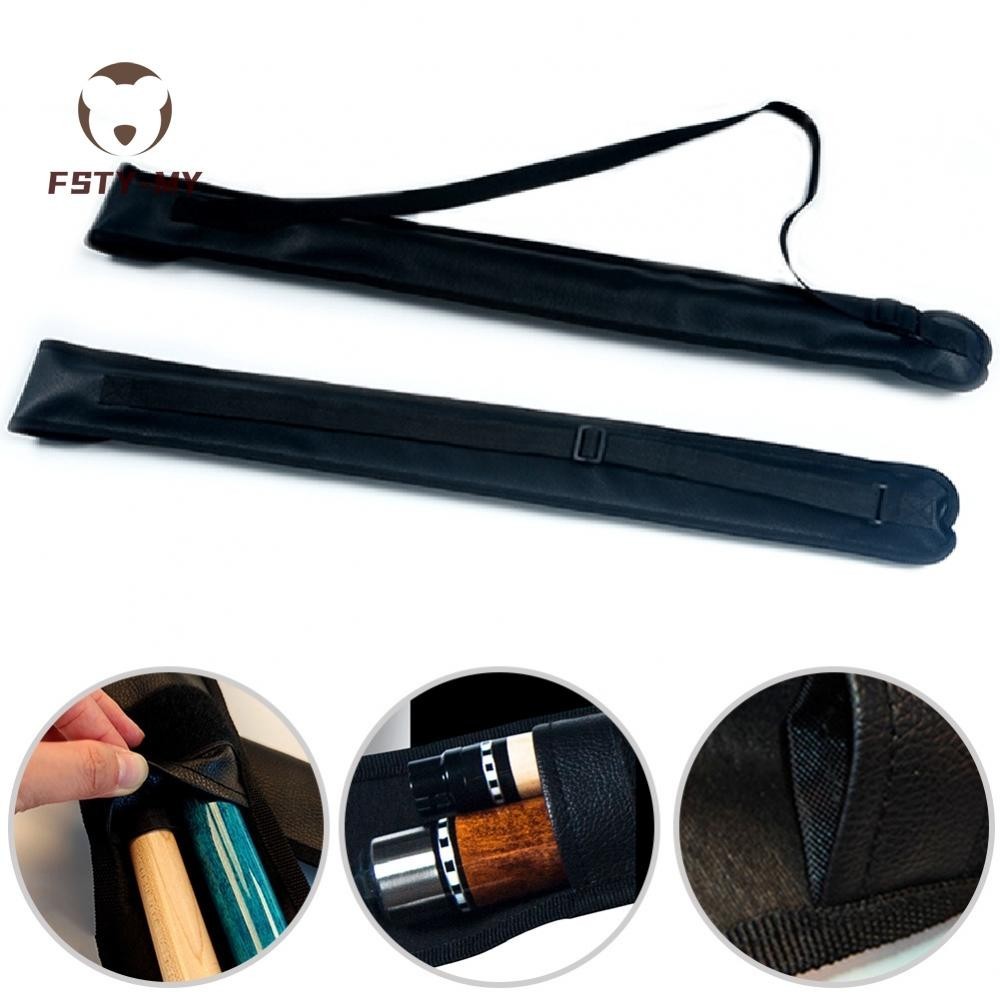 Spacious Pool Stick Storage Bag Separate Compartments for Cue Butt and ...