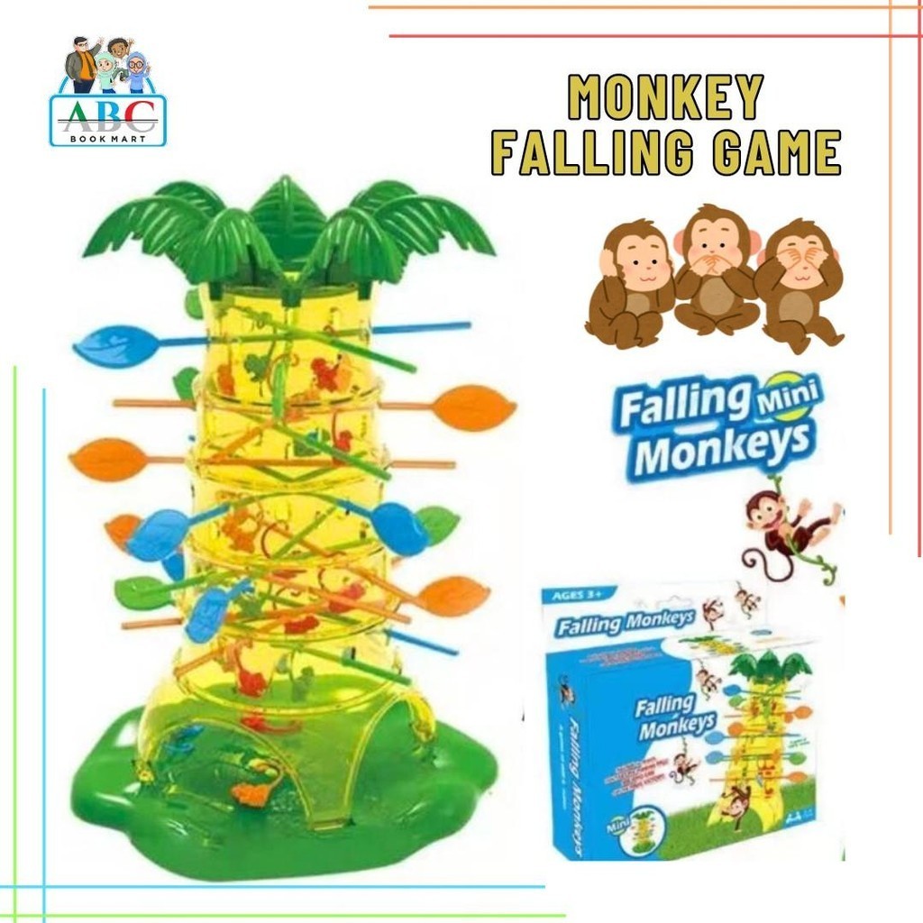 ( READY STOCK ) FALLING STUMBLING MONKEY GAME CUTE FUN FAMILY KIDS ...