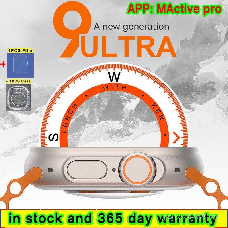 9 smart 49mm series 9 Compass GPS tracker 450 mAh NFC game U9 Bluetooth ...