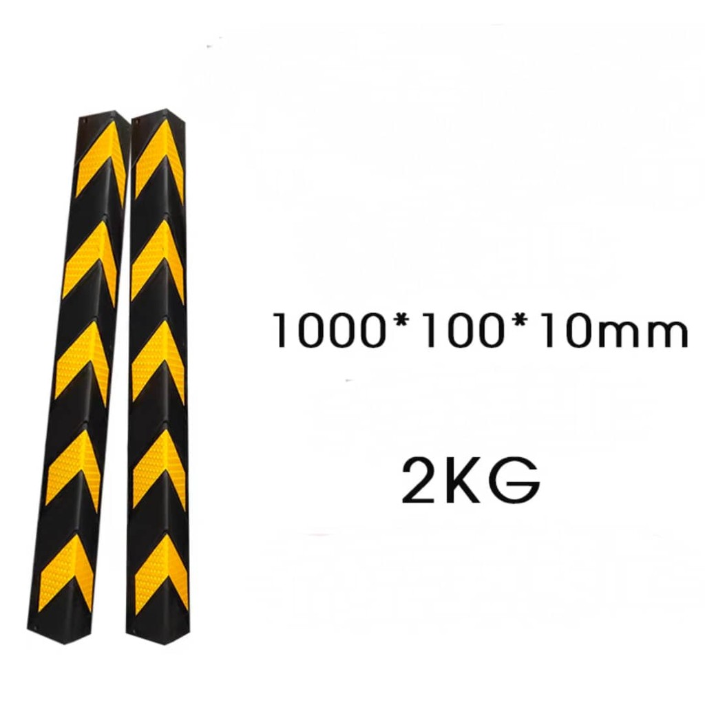 Corner Protector Rubber, Traffic Rubber Corner Guard, Size 1000mm(H) x ...