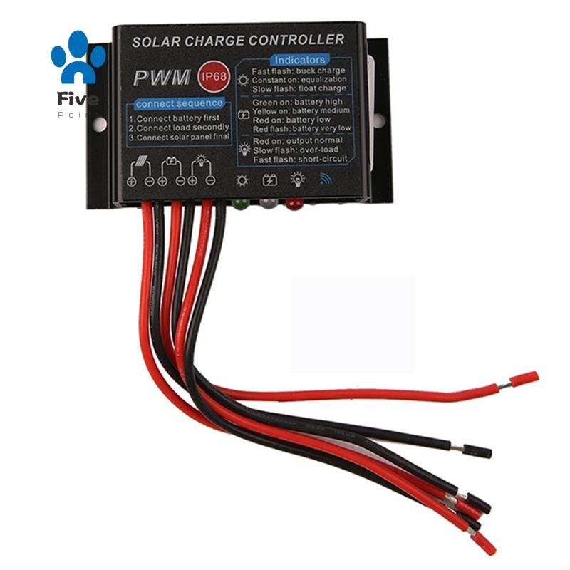 10A 12V IP67 Solar Control Regulator PWM Solar Control Regulator Solar ...