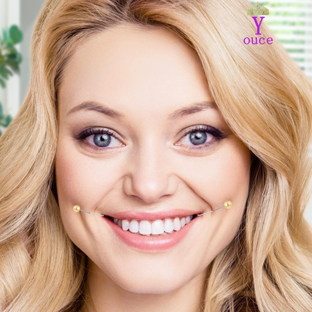 YOUCE 1 Pair Dimple Trainer, Facial Beauty Tools Alloy Dimple Maker for ...