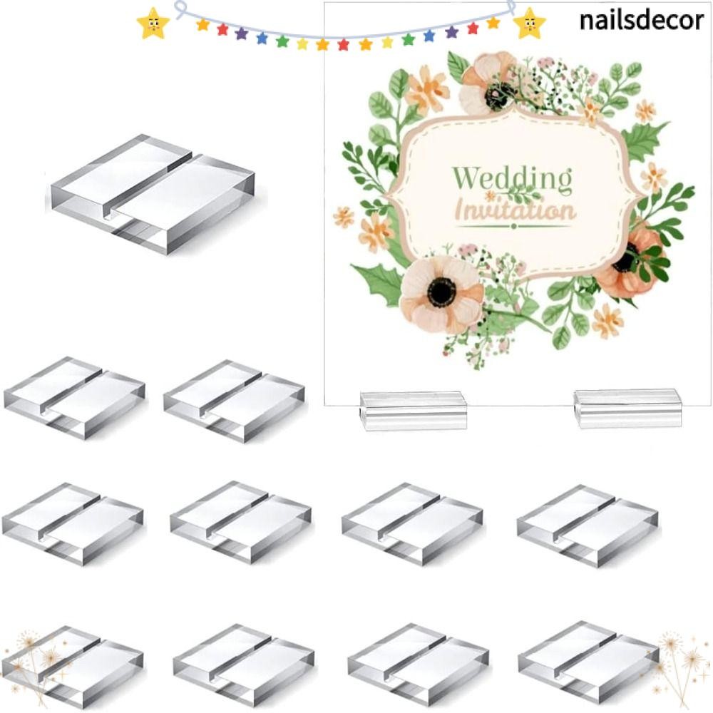 YUSENS Table Numbers Holder Paper Clamp Romantic Wood Picture Cards ...