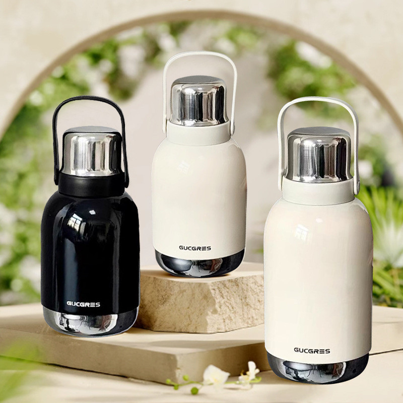 Cawan Keluli Tahan Karat 316 Mudah Alih Baharu Botol Tertebat Kapasiti Besar Termos Sukan Luaran ...