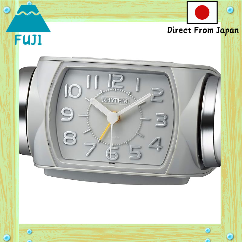 RHYTHM Alarm Clock with Loud Bell Sound, Backlight, and Continuous ...