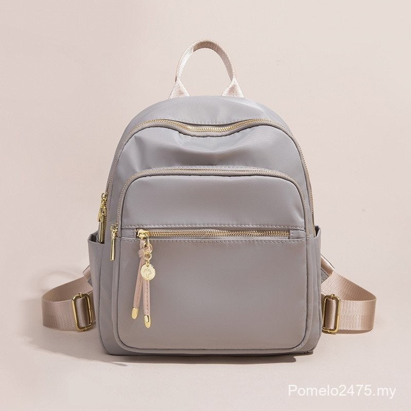 Beg galas mewah baru trend komuter wanita fesyen berkapasiti besar kain Oxford beg galas warna ...