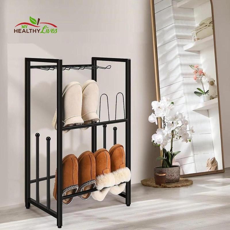 [HtongMY] Boot Rack Shoe Organizer Modern Shoe Organizer for Hallway ...