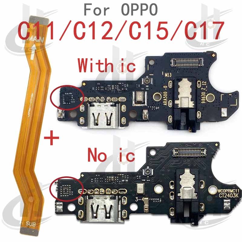 New For OPPO Realme C11 C12 C15 C17 Charger USB Connector Dock Charging Port Jack Board Flex ...