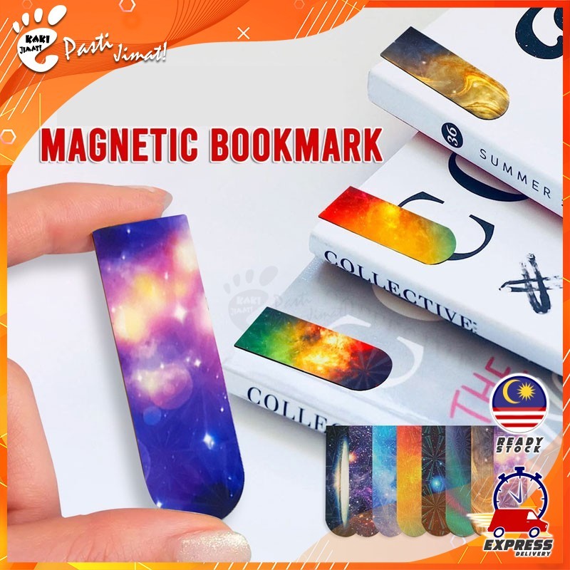 KakiJimat Space Design Magnetic Bookmarks Penanda Buku Magnet ...