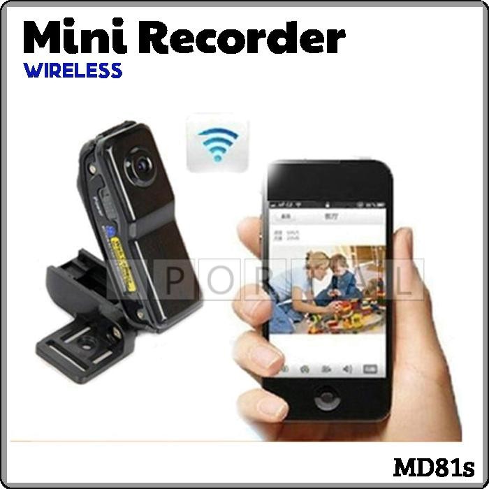 Smallest Wireless IP Camera MD81s P2P Wifi Sport Mini DV DVR Camera ...