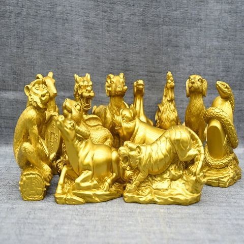 Transport Zodiac/Ornaments Rat Ox Tiger Rabbit Dragon Snake Horse Sheep ...
