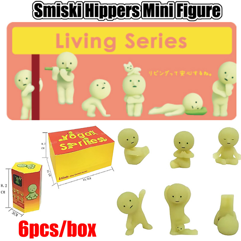 12pcs with Box SMISKI Hipper Series Mini Figure SMISKI Living Series ...