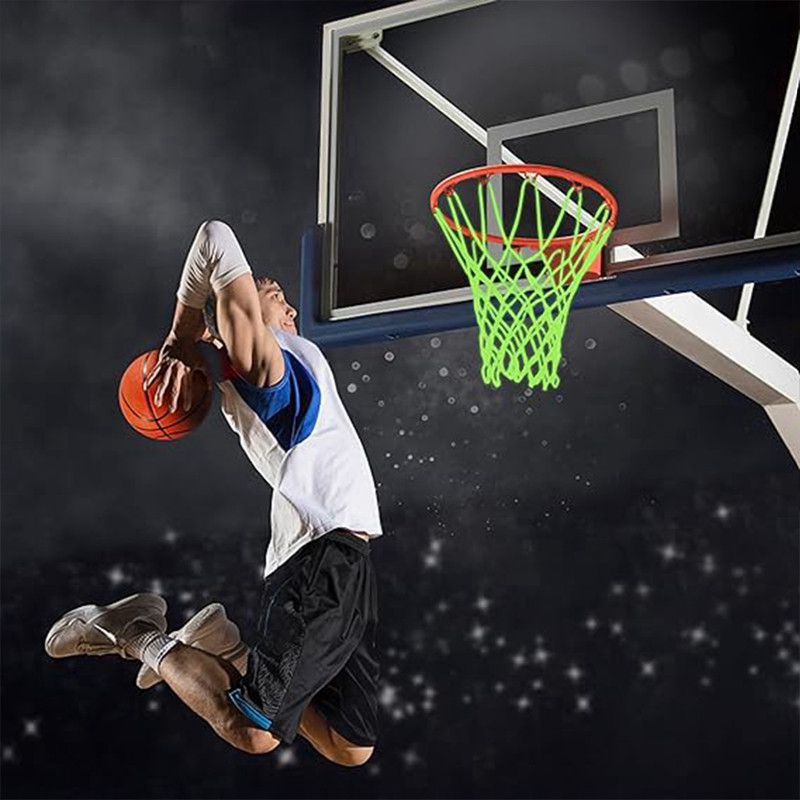 Luminous Basketball Net Replacement, Heavy Duty And Anti Whip Night ...