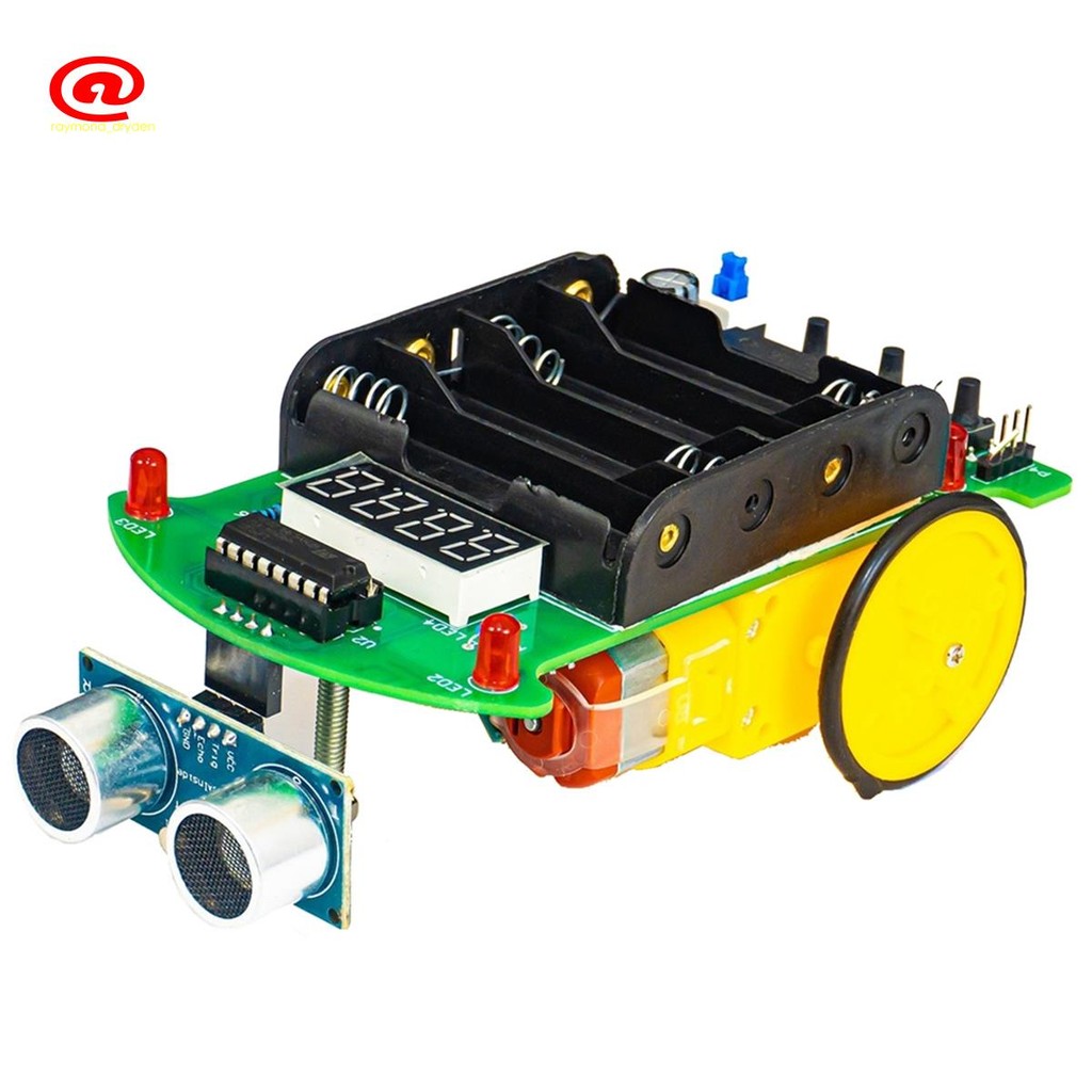 DIY Ultrasonic Ranging and Obstacle Avoidance Car Welding Kit ...