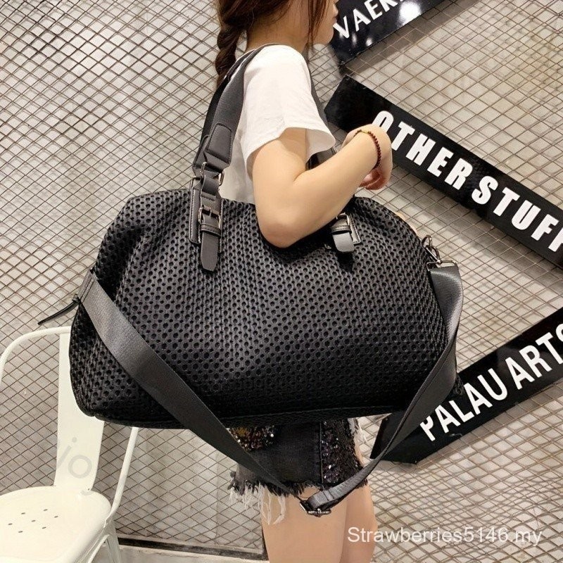 Trendy luas kapasiti besar perjalanan Duffel Bag ringan tahan lama beg ...