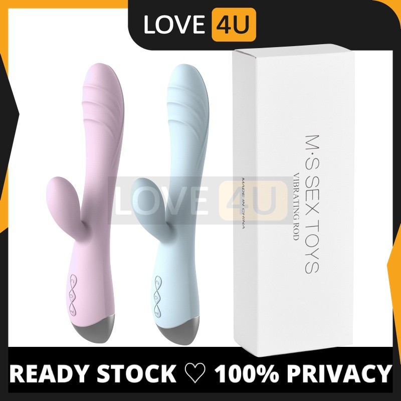 LOVE4U Dildo Rechargeable G-Spot Vibrator Massager Climax Women Dildo-Shape Sex Toy For Women ...