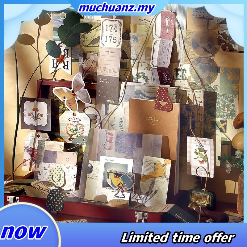 Journamm 86pcs/pack DIY Scrapbooking Pack Collage Junk Journal Decor ...