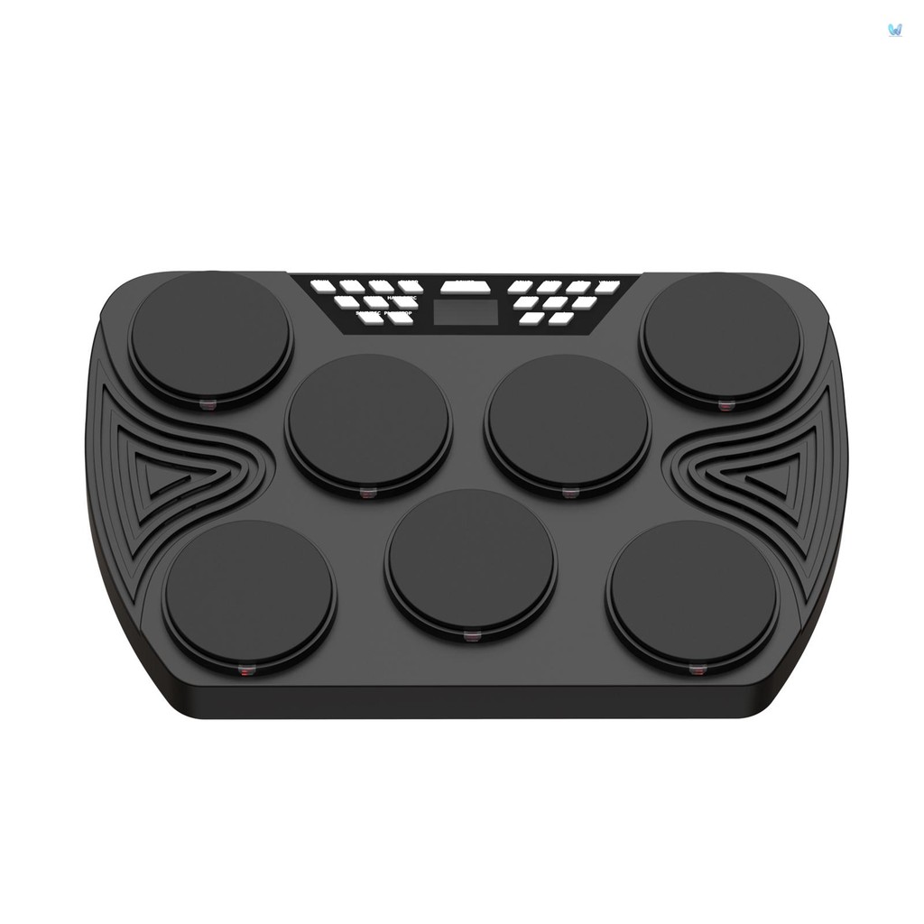 Multifunction Portable Electronic Drum Set 7 Velocity-Sensitive Pads ...