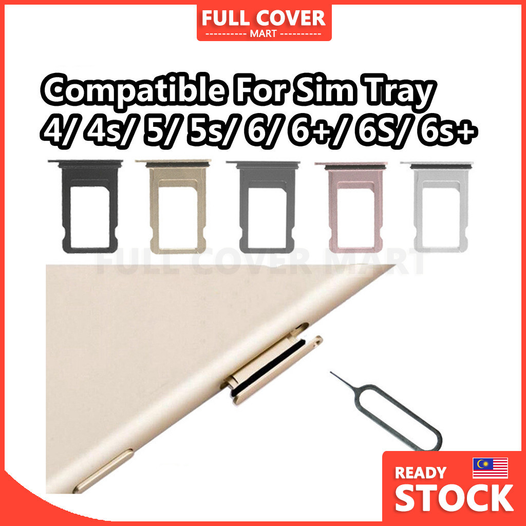 (ACC21) Compatible Sim Tray For iP 6 6s 6P 8 Sim Card Holder Slot ...