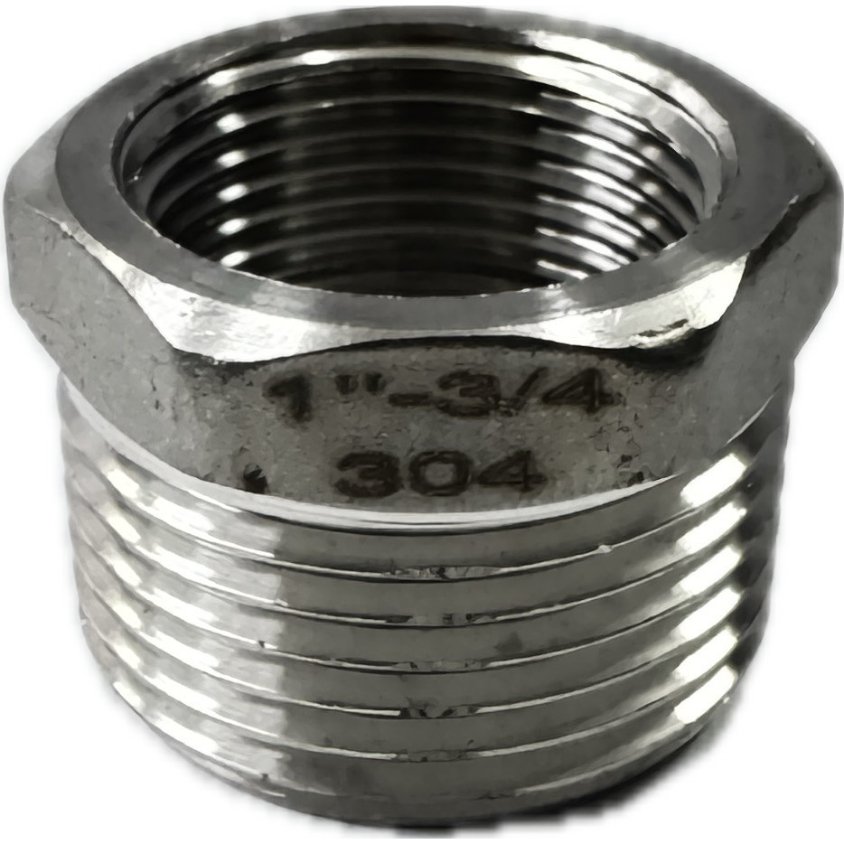 (1/2")(3/4")(1") SUS304 & SUS201 Bush Stainless Steel Pipe Fitting ...