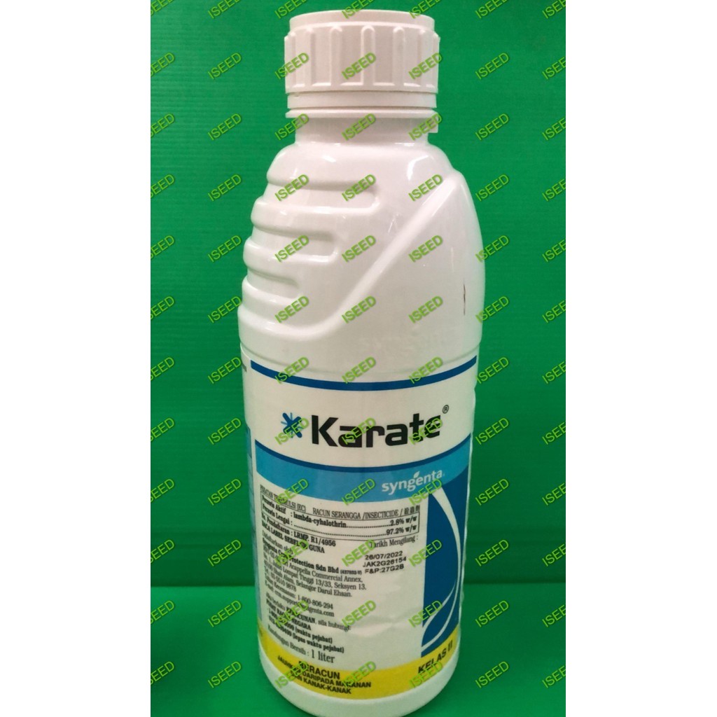 SYNGENTA KARATE 1L Lambda Cyhalothrin 2.8% Racun Serangga Pengorek Buah/Kumbang Tanduk (Sesuai ...
