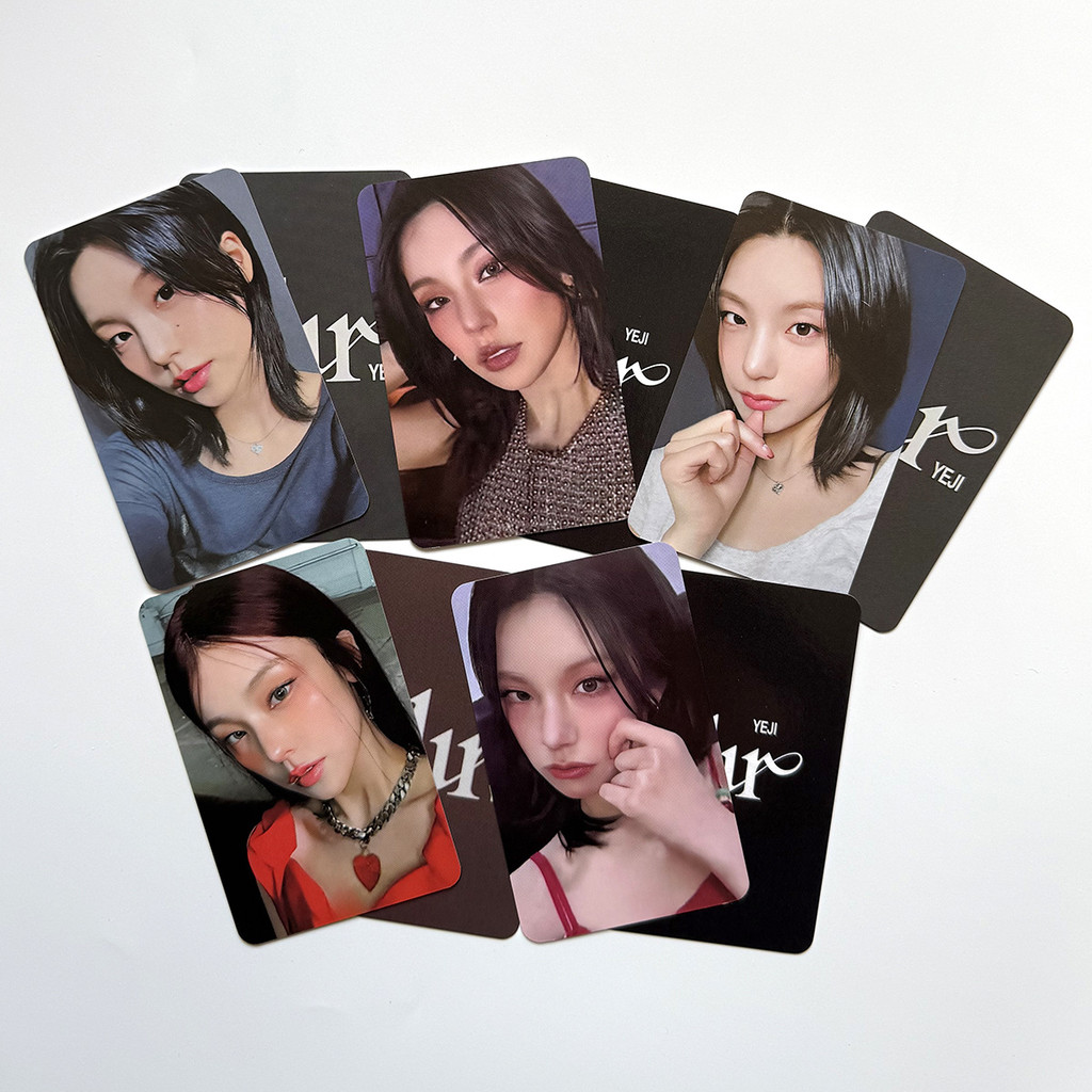 4-6pcs/set ITZY Yeji AIR Lomo Card GOLD JYP YES24 Algorhythm Album Christmas 2025 Season's ...
