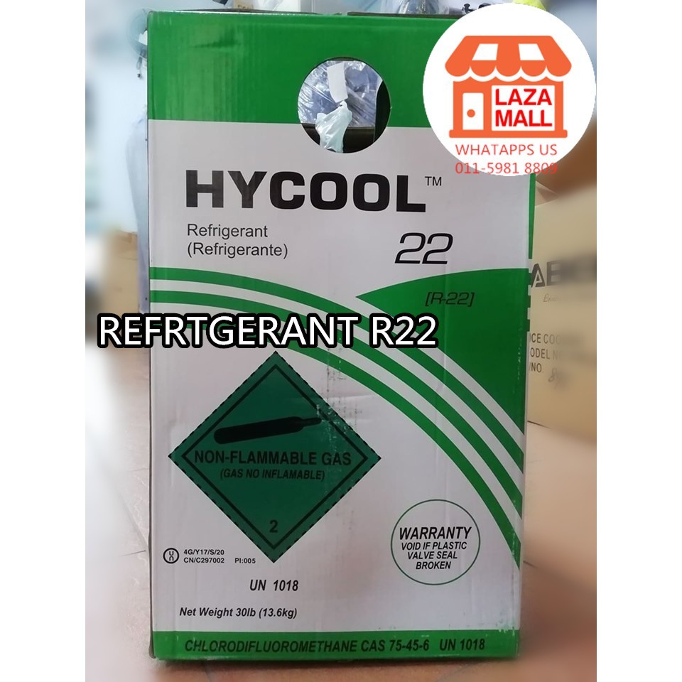 HYCOOL REFRIGERANTE R22 GAS AIRCOND/ FRIDGE 冷气空调 / 冰箱 / 煤气体 GAS PENYAMAN UDARA / PETI SEJUK ...