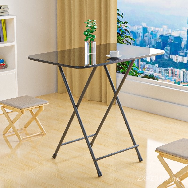 Dining Table Small Apartment Rental Household Folding Table Portable ...
