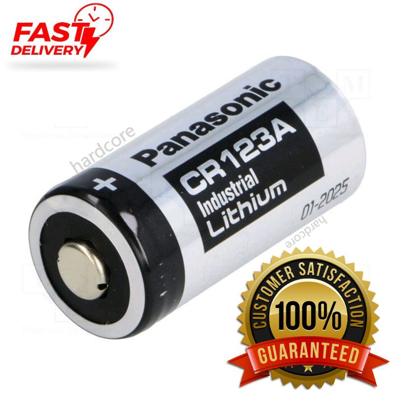 ORIGINAL Panasonic CR123A 3V lithium battery CR17345 1550mAh for replace digital film photo ...